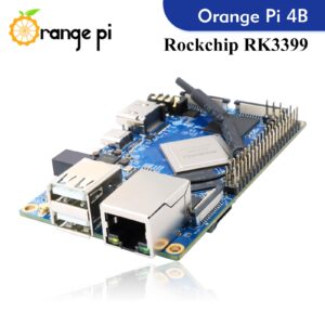 Orange Pi 4B Rockchip RK3399 4GB LPDDR4 Six Cores 64 Bit with 16GB EMMC Single Board Computer, Open-Source Board Support Android, Ubuntu, Debian (Pi 4B)