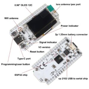 ESP32 LoRa V3 LoRa32 OLED Development Board TCA9548 TCA9548A 1-to-8 I2C 8 Channel Expansion Board Multiplexer Breakout IIC Module CJMCU- 9548 Development Board