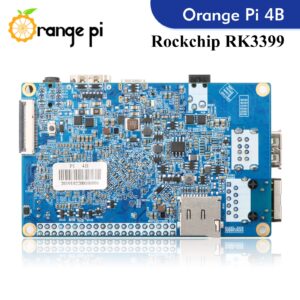 Orange Pi 4B Rockchip RK3399 4GB LPDDR4 Six Cores 64 Bit with 16GB EMMC Single Board Computer, Open-Source Board Support Android, Ubuntu, Debian (Pi 4B)