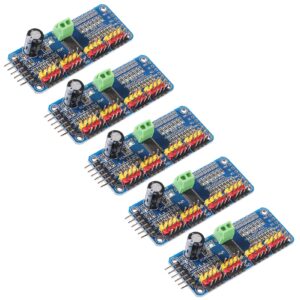 5pcs pca9685 16 channel 12-bit pwm servo motor driver board i2c interface controller pca9685 module raspberry pi shield module servo shield