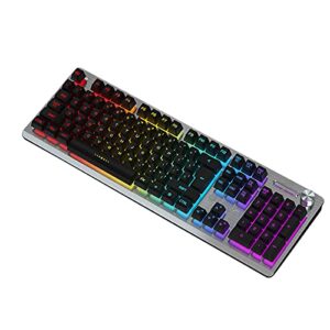 MuYiYi11 Adapter K002 Gaming KeyboardLights Backlight 104 Keys Mechanical Wired PC Keyboard for Gamers Gaming Keyboard for PC Computer Peripherals