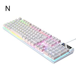 Keyboard K500 Wired Keyboard Backlight Mechanical Feel Color Matching 104 Keys Computer E-Sports Gaming Keyboard for Desktop PC Keyboard Computer Peripherals