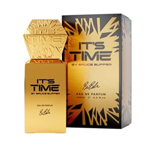 it's time by bruce buffer eau de parfum for men 3.4 fl. oz