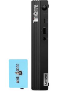 lenovo thinkcentre m70q school & business mini desktop (intel i5-10400t 6-core, 8gb ram, 512gb pcie ssd, intel uhd 630, wifi 6, bt 5.2, hdmi, rj-45, display port, w10p) w/hub