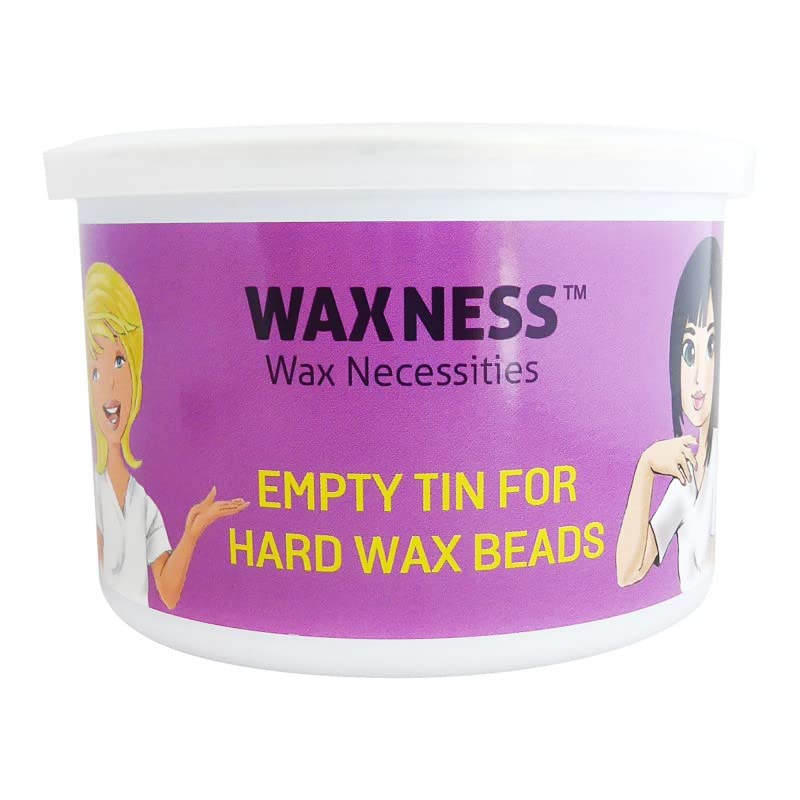 Waxness Natural and Rosin Free Assortment Hard Wax Kit with Black W-CUBE Warmer