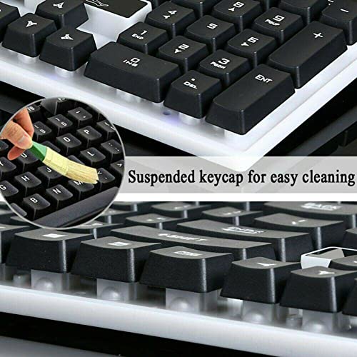 MuYiYi11 Keyboard 1 Set G21 Wired Keyboard Sensitive Plug Play Backlight 1600 Mouse for Computer Gaming Keyboard for E-Sports Computer Peripherals