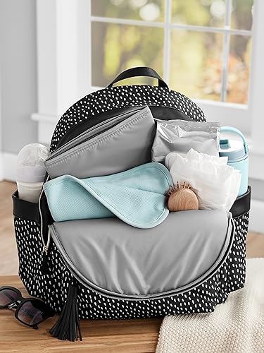 Simple Joys by Carter's Spot On Diaper Backpack, Polka Dot, One Size