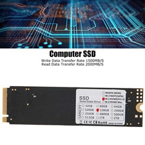 Yoidesu M.2 NVME SSD, E Sports Level PClE Internal Solid State Drive High Speed Transmission Low Latency Gaming SSD for Computer Desktop(1TB)