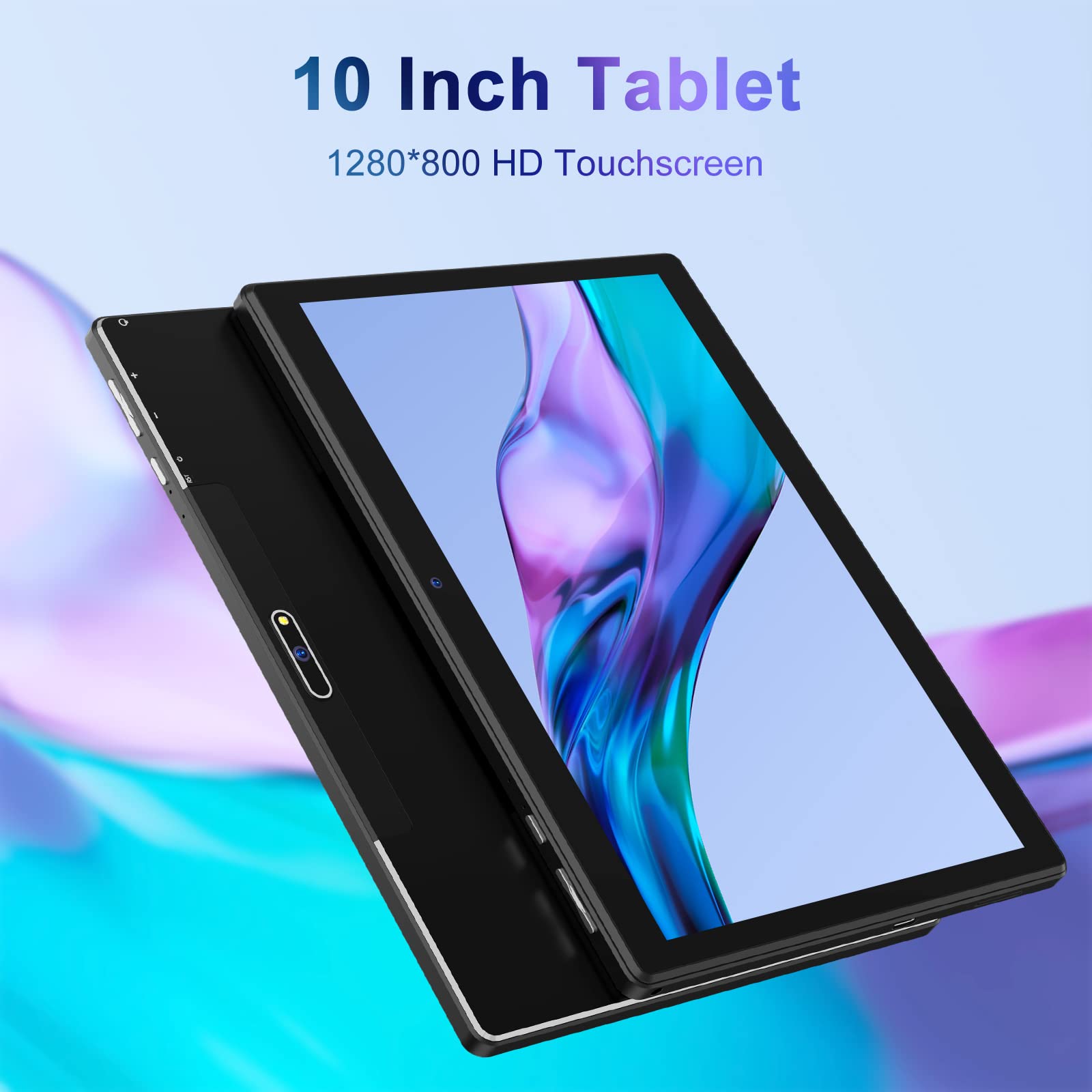 EEW Tablet 10 Inch Android 10.0 with HD Touchscreen 6000mAh Battery WiFi Bluetooth 32GB Storage (Expanded to 128GB)