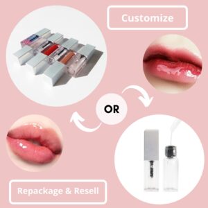 TKB Lip Gloss Base (Flexagel ME)| Clear Lip Gloss Base for DIY Lip Gloss| Ready-to-Wear| Moisturizing, High Shine, Crystal Clear, Vegan, Gluten and Cruelty free| Made in USA (5.5 Ounce (Pack of 2))