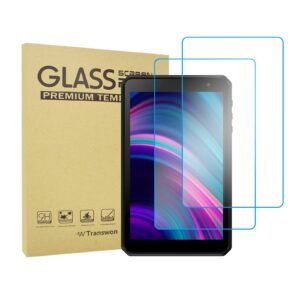 transwon 2pcs tempered glass for blu m8l tablet 8 inch/ m8l 2022 tablet/ m8l plus tablet, blu m8l tablet screen protector/ m8l 2022 tablet screen protector/ m8l plus tablet screen protector