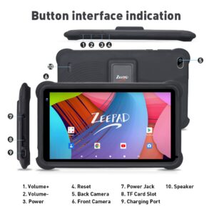 Zeepad 2QRK Android 11 Tablet 2GB RAM 32GB Hard Drive with Play Store Appls Games Kids Tablet PC (Black)