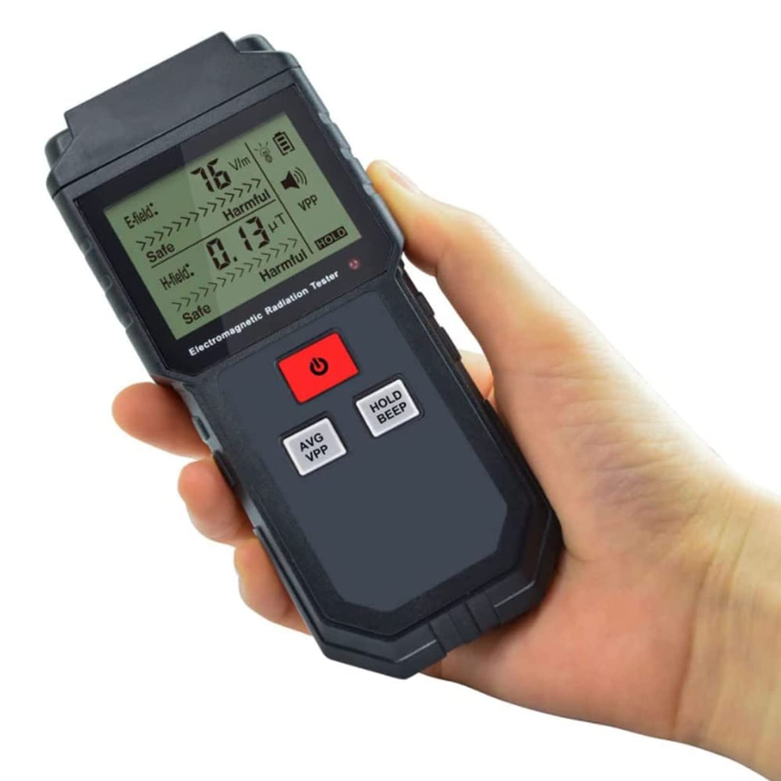 2022 New Version Nuclear Radiation Detector Geiger Counter Dosage Alarm Device Dosimeter Monitor Portable Digital Meter High Sensitivity