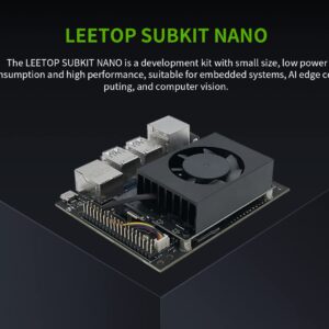 youyeetoo Jetson Nano Developer Kit, Onboard 16GB EMMC,Support SD Card SSD Extensions for AI Machine Learning(Fan Cooling)