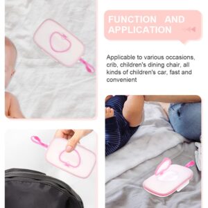 Travel Wipes Case 2pcs Wipe Holder Baby Wet Tissue case Baby Wipe Dispenser refillable Pouch Portable Travel Wipes Travel Wipes Holders Baby Wipes Wipes Dispenser