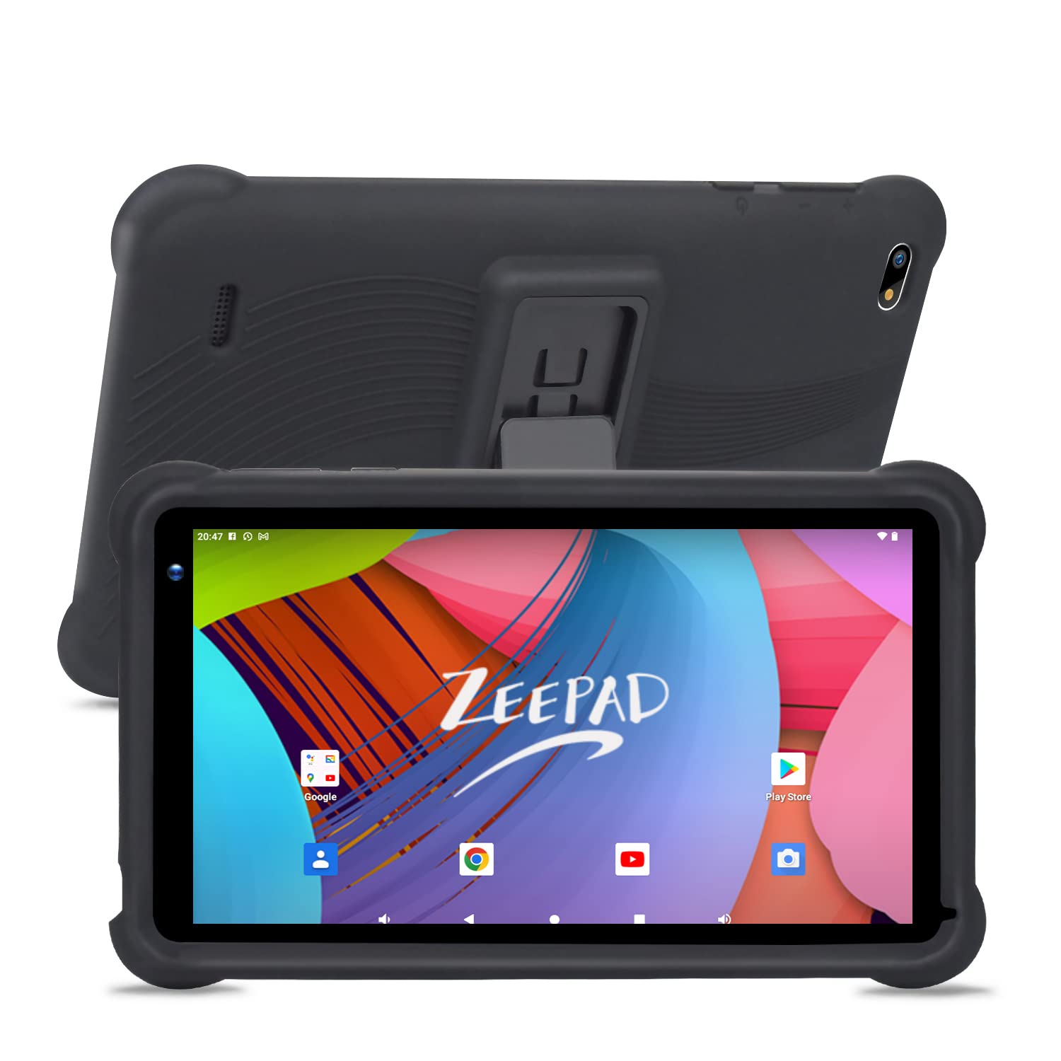 Zeepad 2QRK Android 11 Tablet 2GB RAM 32GB Hard Drive with Play Store Appls Games Kids Tablet PC (Black)