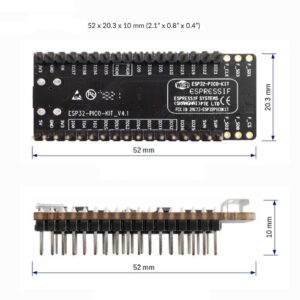 RCmall ESP32-PICO-KIT V4.1 mini Development Board ESP32-PICO-D4 Wifi Blue-Tooth Module ESP32 Dev Board for Arduino IDE