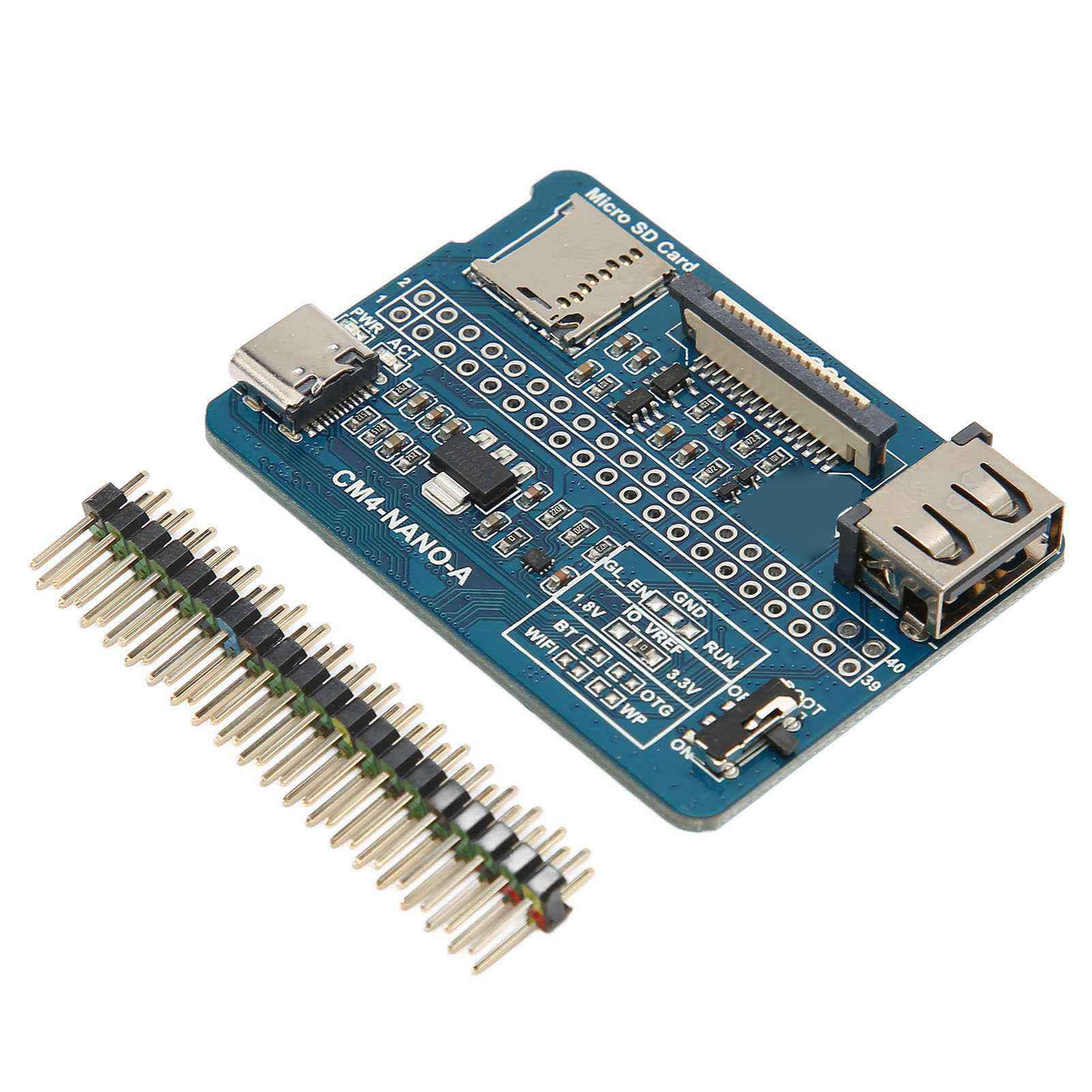 Mini Base Board for Raspberry Pi Compute Module 4, Cm4 B to B Connector Quad Core Cm4 Ultra Mini Expansion Board for Web Application Development