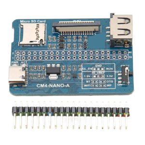 mini base board for raspberry pi compute module 4, cm4 b to b connector quad core cm4 ultra mini expansion board for web application development