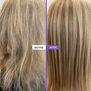 Peter Coppola Purple Smoothing Treatment Kit - Purple Smoothing & Keratin Cleanse, Straightening Refinishing And Repair Treatment, Boost Overall Color Vibrancy & Shine For Blonde, White or Silver Hair