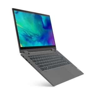 Lenovo Flex 5 Laptop, 14.0" FHD Touch Display, AMD Ryzen 5 5500U, 16GB RAM, 256GB Storage, AMD Radeon Graphics, Windows 11 Home (Renewed)