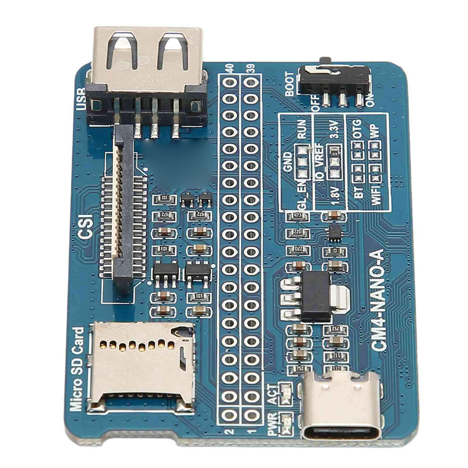 Mini Base Board for Raspberry Pi Compute Module 4, Cm4 B to B Connector Quad Core Cm4 Ultra Mini Expansion Board for Web Application Development