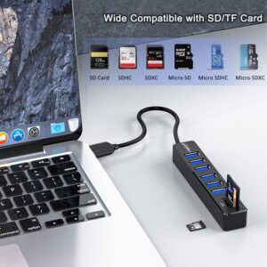 VIENON USB 3.0 Hub with 4 USB Ports USB Extender USB Splitter for MacBook Pro 2018/2017 and More