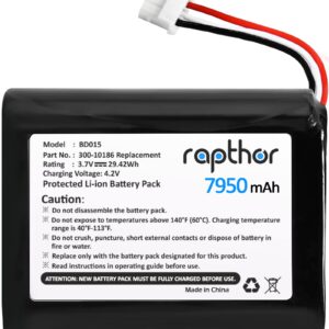 rapthor 7950mAh Replacement Battery 300-10186 for ADT Command Smart Security Panel 3.6V / 3.7V / 4.2V 29.42Wh