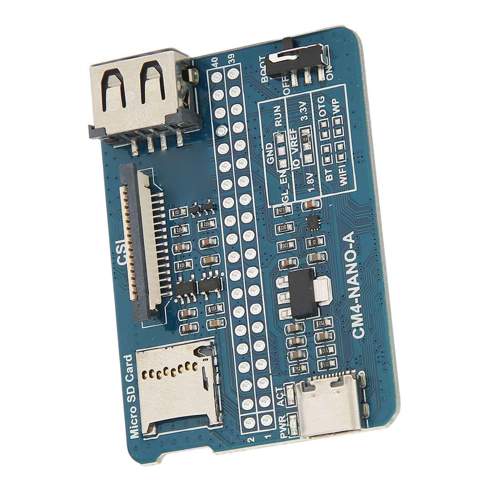 Mini Base Board for Raspberry Pi Compute Module 4, Cm4 B to B Connector Quad Core Cm4 Ultra Mini Expansion Board for Web Application Development