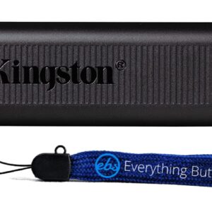 Kingston Flash Drive DataTraveler Max 512GB USB 3.2 High Speed 1000MB/s USB Type-C for Computer (DTMAX/512GB) Bundle with 1 Everything But Stromboli Lanyard