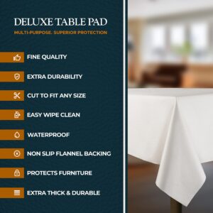 Table Armor Deluxe Table Pad Superior Protection Extra Durable Waterproof (120" x 52")