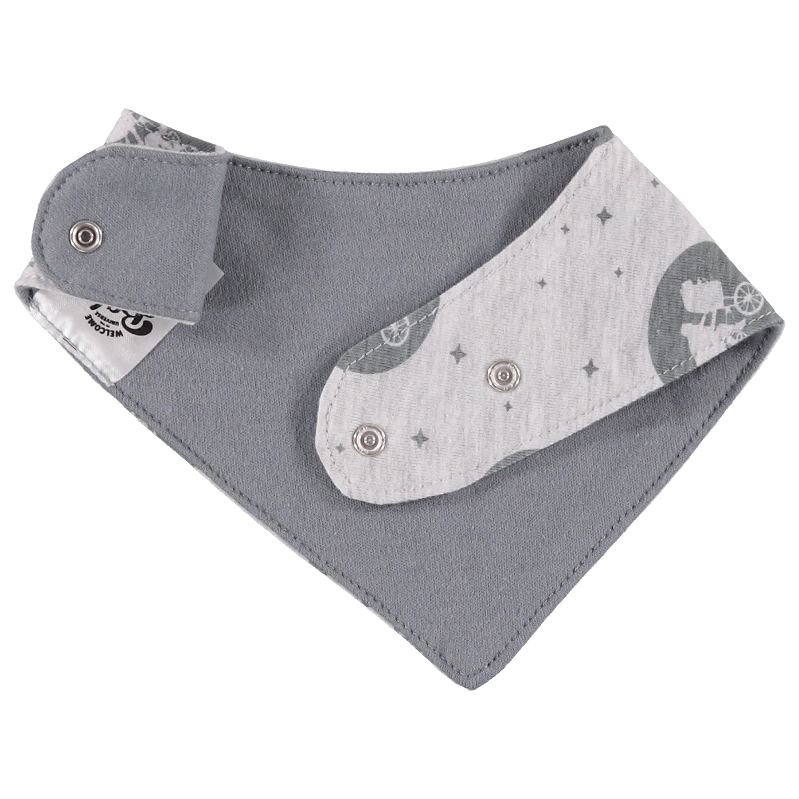 Happy Threads E.T. the Extra-Terrestrial Boys Infant Short Sleeve One Piece Bodysuit Jogging Pants and Bandana Scarf Bib (Grey/Multi, 3-6 Months)