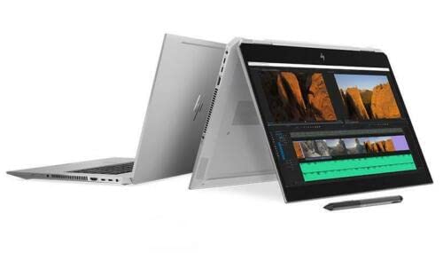 HP ZBook Studio x360 G5 (Intel Xeon E-2176M, 16GB RAM, 512GB PCIe SSD, 15.6"" FHD 1920x1080 Touch, NVIDIA Quadro P1000, ZBook Pen, Win10 Pro), Silver (Renewed)