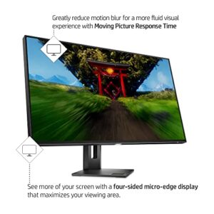 OMEN 27u 4K Gaming Monitor, 4K UHD Display (3840 x 2160), IPS panel, 99% sRGB, 95% DCI-P3, 16:9, AMD FreeSync Premium Pro Technology, 27u (2022),Black