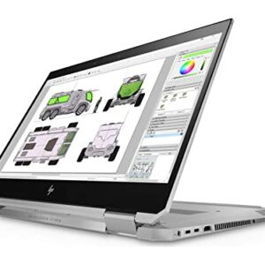 HP ZBook Studio x360 G5 (Intel Xeon E-2176M, 16GB RAM, 512GB PCIe SSD, 15.6"" FHD 1920x1080 Touch, NVIDIA Quadro P1000, ZBook Pen, Win10 Pro), Silver (Renewed)