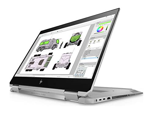 HP ZBook Studio x360 G5 (Intel Xeon E-2176M, 16GB RAM, 512GB PCIe SSD, 15.6"" FHD 1920x1080 Touch, NVIDIA Quadro P1000, ZBook Pen, Win10 Pro), Silver (Renewed)