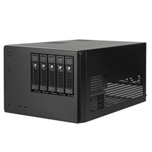 silverstone technology cs351 5-bay sas-12g / sata-6g hot-swappable high performance nas chassis, sst-cs351b