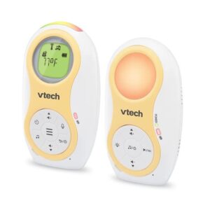 VTech DM1215 Enhanced Range Digital Audio Monitor with Dual Unit Rechargable Battery & Night Light (Renewed)