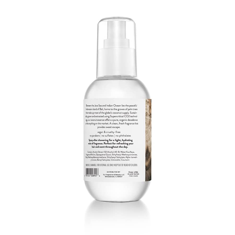 From Wilds Island Waters Hair & Body Mist - Sustainably Sourced Fragrance Indonesia Clean Cruelty-Free | 6 fl oz, Hair and Body Mist (6 Fl Oz)