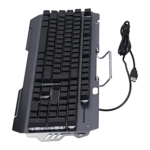 CHICIRIS Mechanical Keyboard, Gaming Keyboards 2 Color Injection Molded Mechanical Keyboard Structure Convenient for Home