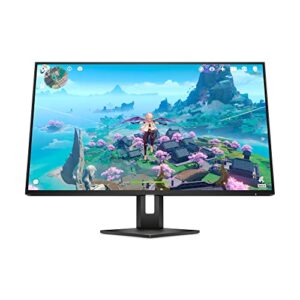 omen 27u 4k gaming monitor, 4k uhd display (3840 x 2160), ips panel, 99% srgb, 95% dci-p3, 16:9, amd freesync premium pro technology, 27u (2022),black