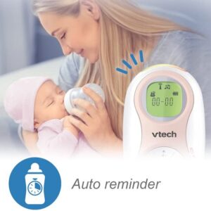 VTech DM1215 Enhanced Range Digital Audio Monitor with Dual Unit Rechargable Battery & Night Light (Renewed)