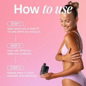 Bali Body Cacao Tanning Oil SPF 6 | For Deep Natural-Looking Sun Tan Glow | Hydrating Sun-Tanning Oil for All Skin Types with UV Protection | Vegan, Cruelty Free, Australian Made (100ml/3.4 fl oz)