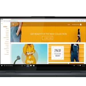 Lenovo Yoga 7 2-in-1 Laptop, 15.6" FHD (1920x1080) Touchscreen, 11th Gen Intel Core i7-1165G7, 8GB Ram, 512GB SSD, Webcam, Windows 10