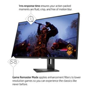 OMEN 27u 4K Gaming Monitor, 4K UHD Display (3840 x 2160), IPS panel, 99% sRGB, 95% DCI-P3, 16:9, AMD FreeSync Premium Pro Technology, 27u (2022),Black