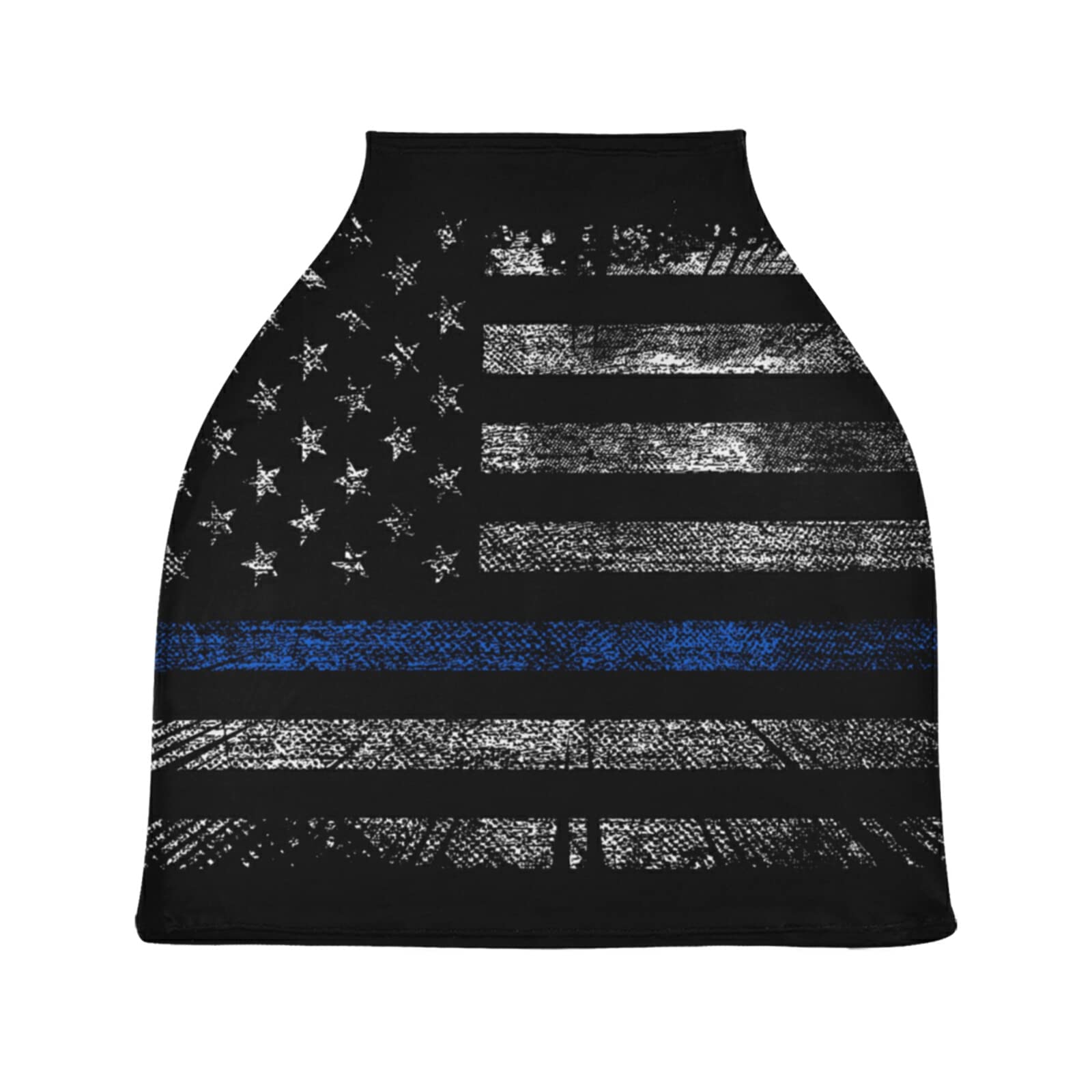 Nursing Cover Breastfeeding Scarf Grunge USA Police - for Baby Car Seat Covers, Stroller Cover, Carseat Canopy(228rh8a)