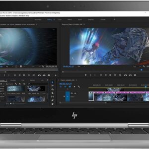 HP ZBook Studio x360 G5 (Intel Xeon E-2176M, 16GB RAM, 512GB PCIe SSD, 15.6"" FHD 1920x1080 Touch, NVIDIA Quadro P1000, ZBook Pen, Win10 Pro), Silver (Renewed)