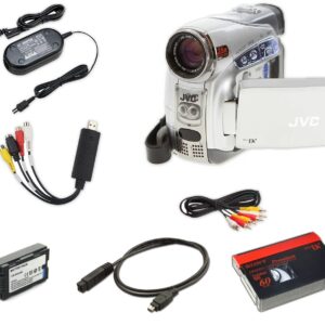 Tech Collector miniDV Camcorder Bundle w/USB Adapter for Tape Transfer to Digital