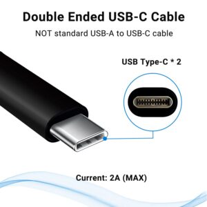 UGEE USB C to USB-C Cable 5FT Support 3 in 1 Type C Fast Charging Cable，Video Data Transfer Compatible U1200/U1600 Drawing Tablet with Screen