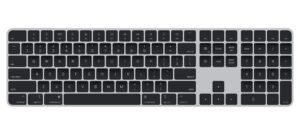 apple magic keyboard with touch id and numeric keypad (for mac computers silicon) - us english - black keys (renewed)